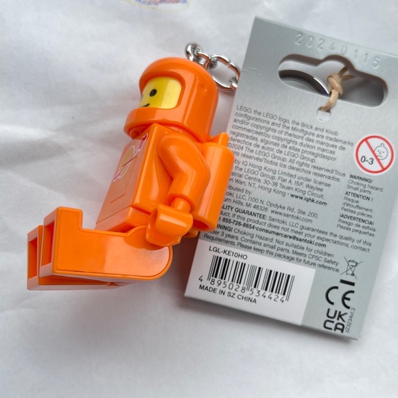 Lego | Other | Lego Space Minifigure Led Lite Keychain Light Orange ...